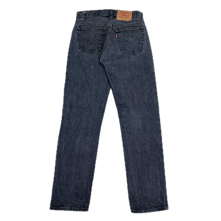 (VINTAGE) 1985 MADE IN USA Levi's 501-0658 YARN DYED BLACK DENIM PANTS – Linco