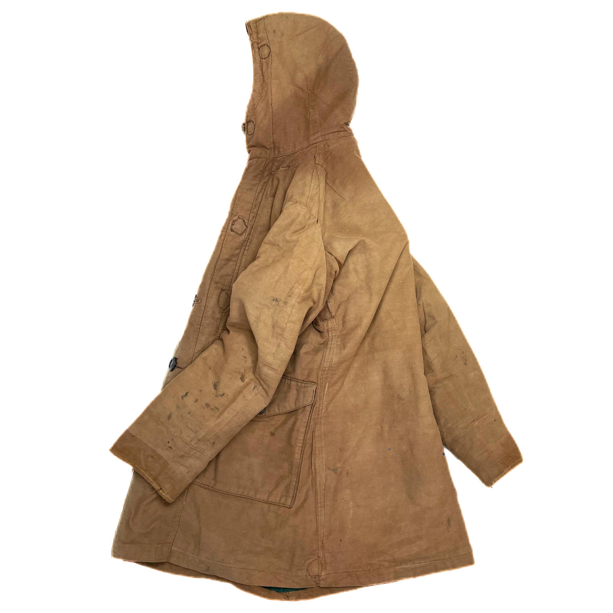 (BORO) 1970'S～ UNKNOWN MILITARY COAT WITH HOOD – Linco