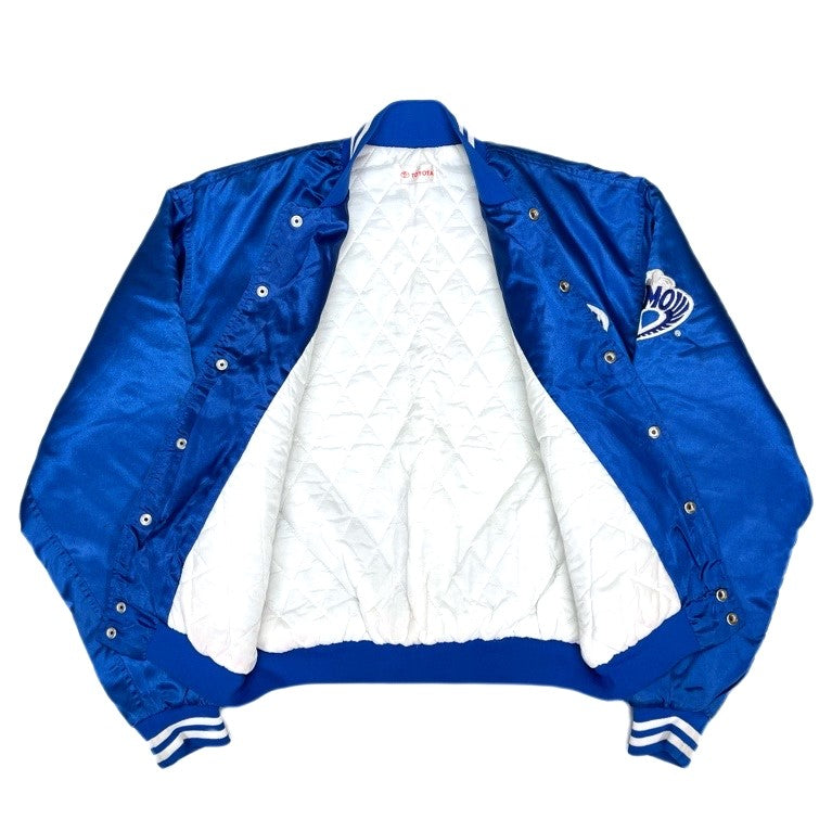 (JAPAN) 1995 TOYOTA NOMO MODEL PADDED VARSITY JACKET – Linco