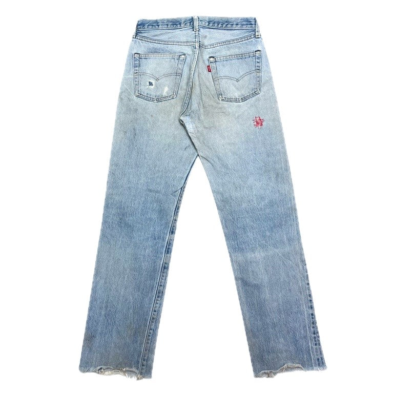 (VINTAGE) 1980'S～ Levi's 501 RED LINE DISTRESSED DENIM PANTS – Linco