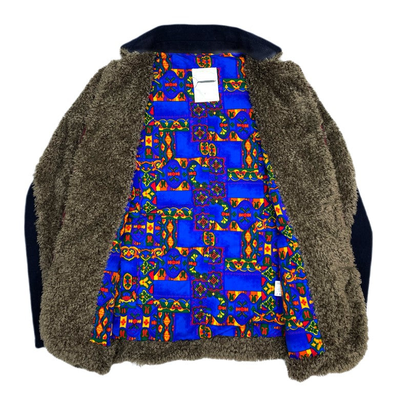 (DESIGNERS) 2000'S～ balance FAUX FUR X WOOL PANELED DESIGN JACKET – Linco