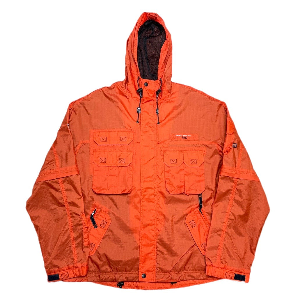 (DESIGNERS) 1990'S～ TRIPLE FIVE SOUL 2WAY DESIGN RIP STOP ZIP UP NYLON ...