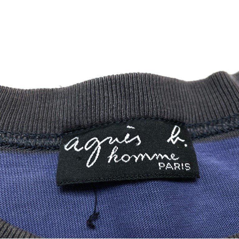 (DESIGNERS) 1990'S～ MADE IN JAPAN agnes b. homme THICK STRIPED T-SHIRT ...
