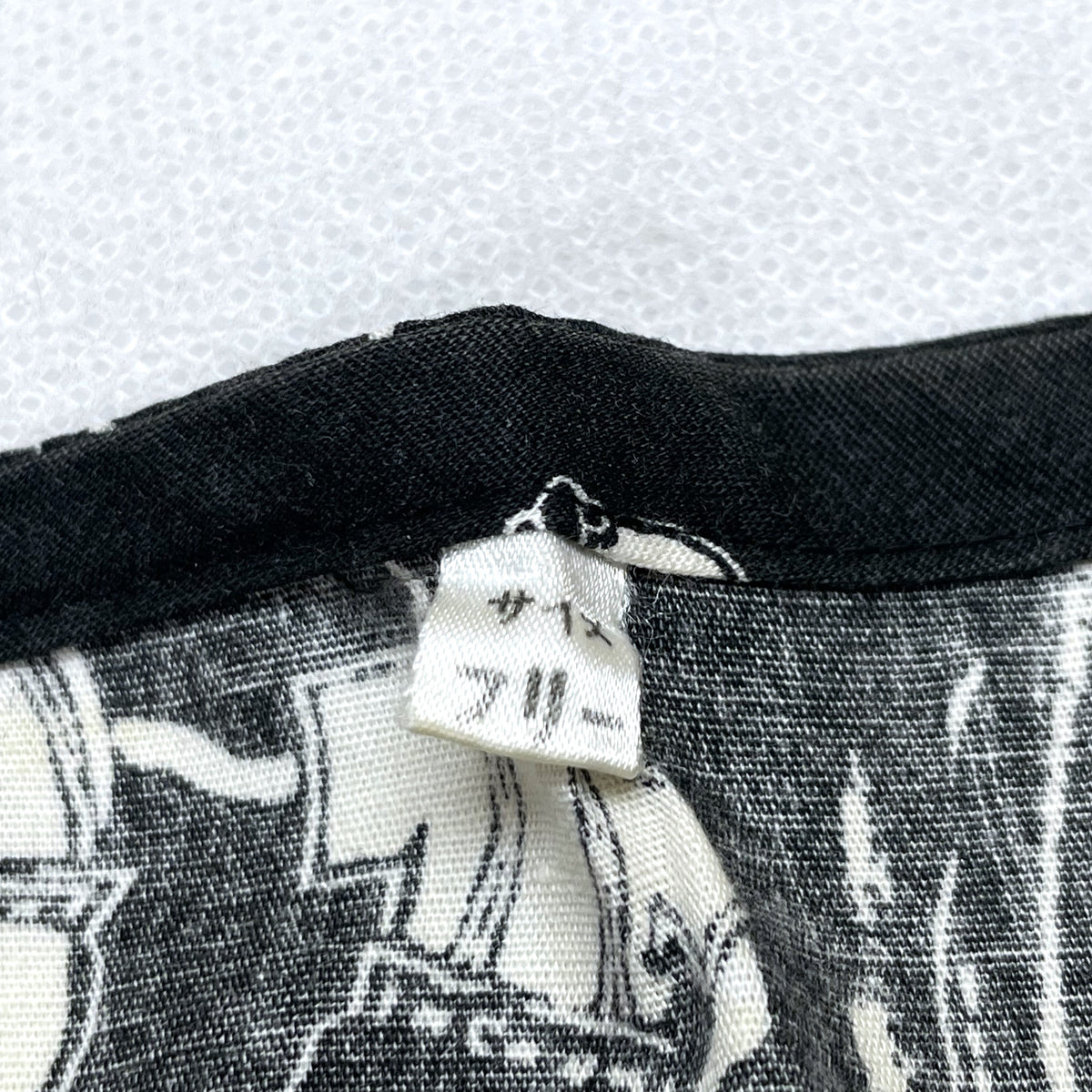 (JAPAN) 1990'S～ MADE IN JAPAN UNKNOWN TOTAL PATTERN PRINT HENLEY NECK ...