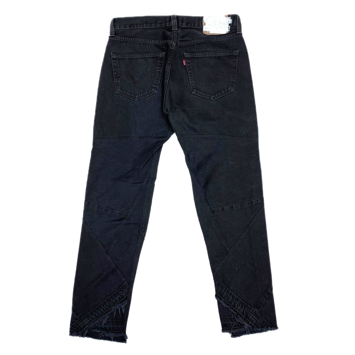 (DESIGNERS) MADE IN JAPAN OLD PARK DIAGONAL PANELED PATCHWORK REMAKE L ...