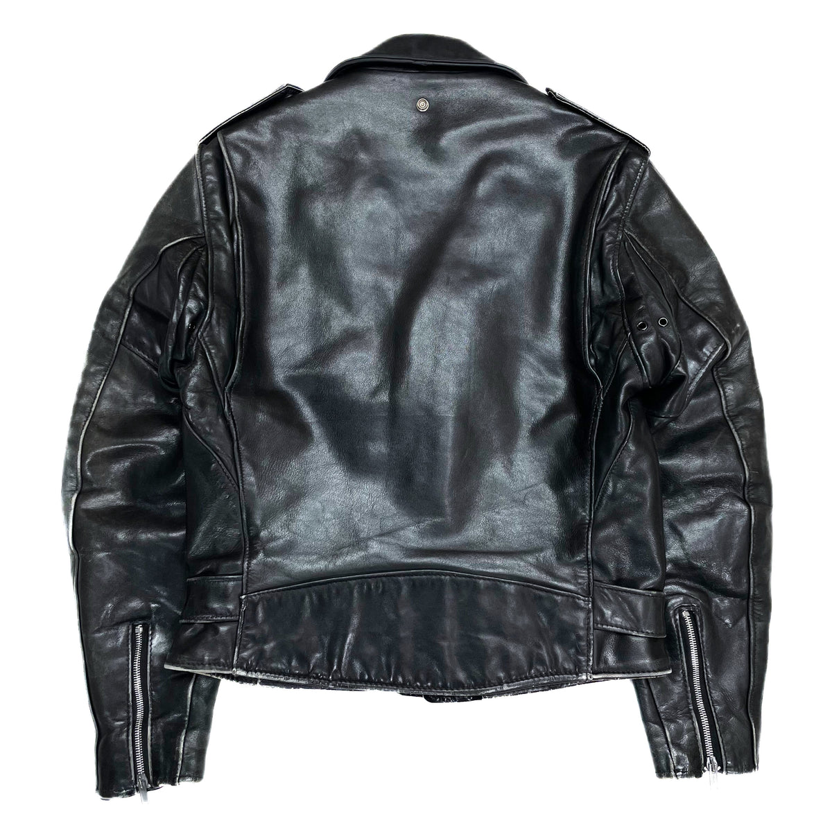 (VINTAGE) 1990'S～ MADE IN USA SCHOTT 118 BIKER TAG DOUBLE BREASTED LEA ...