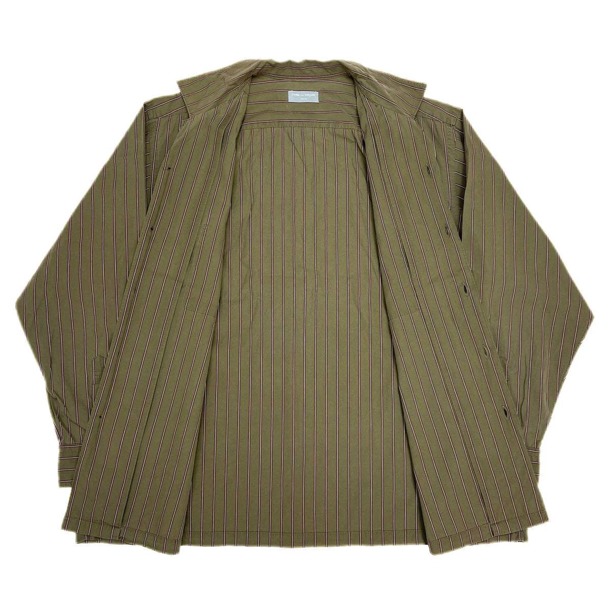 (DESIGNERS) 1990'S～ COMME des GARCONS HOMME STRIPE PATTERN OPEN COLLAR ...