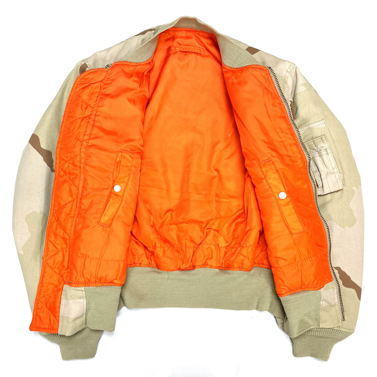 (VINTAGE) 1990'S MADE IN USA ALPHA DESERT CAMOUFLAGE PATTERN REVERSIBL ...